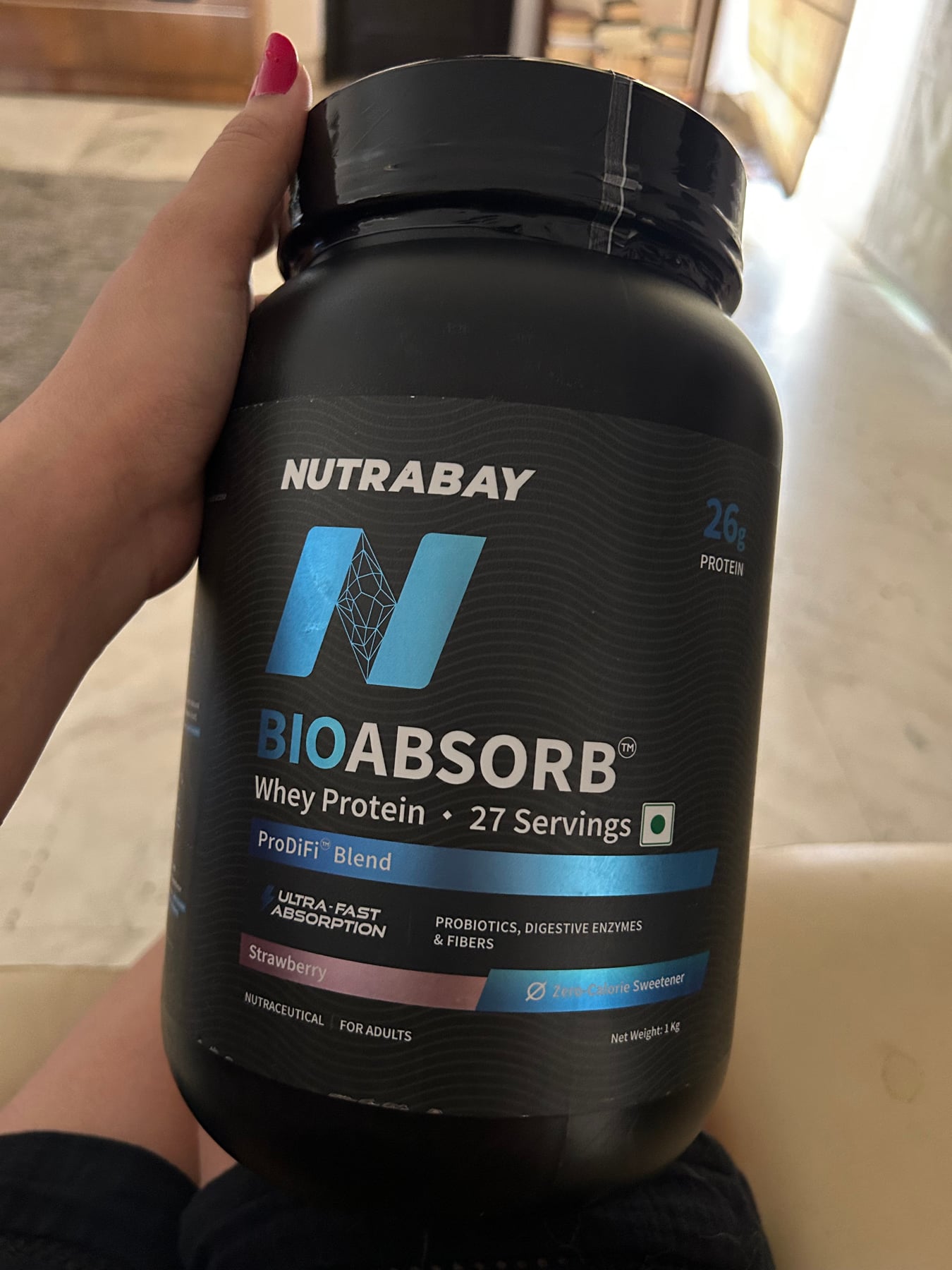 Latest Nutrabay BioAbsorb™ Whey Protein Powder, 26g Protein Per Serving ...