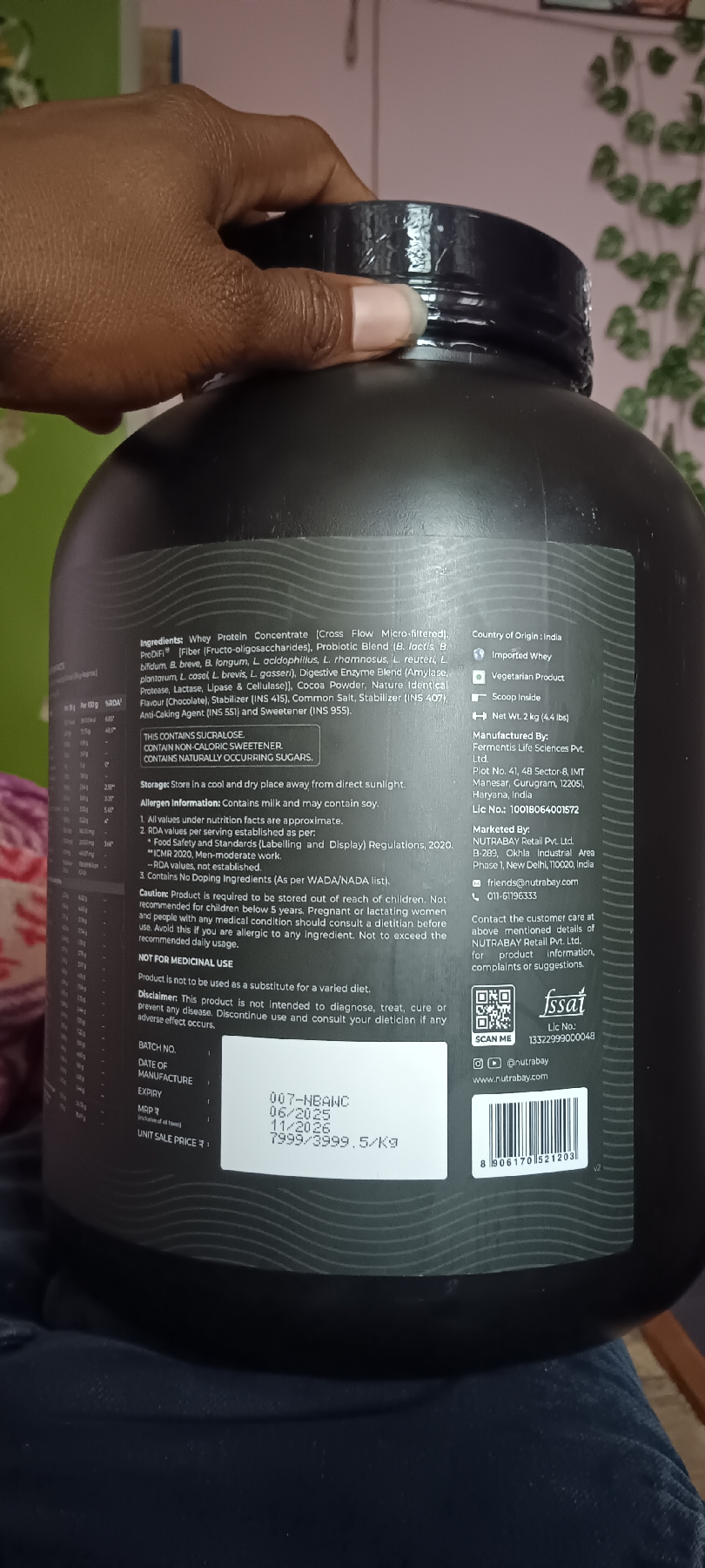 Latest Nutrabay BioAbsorb™ Whey Protein Powder, 26g Protein Per Serving ...