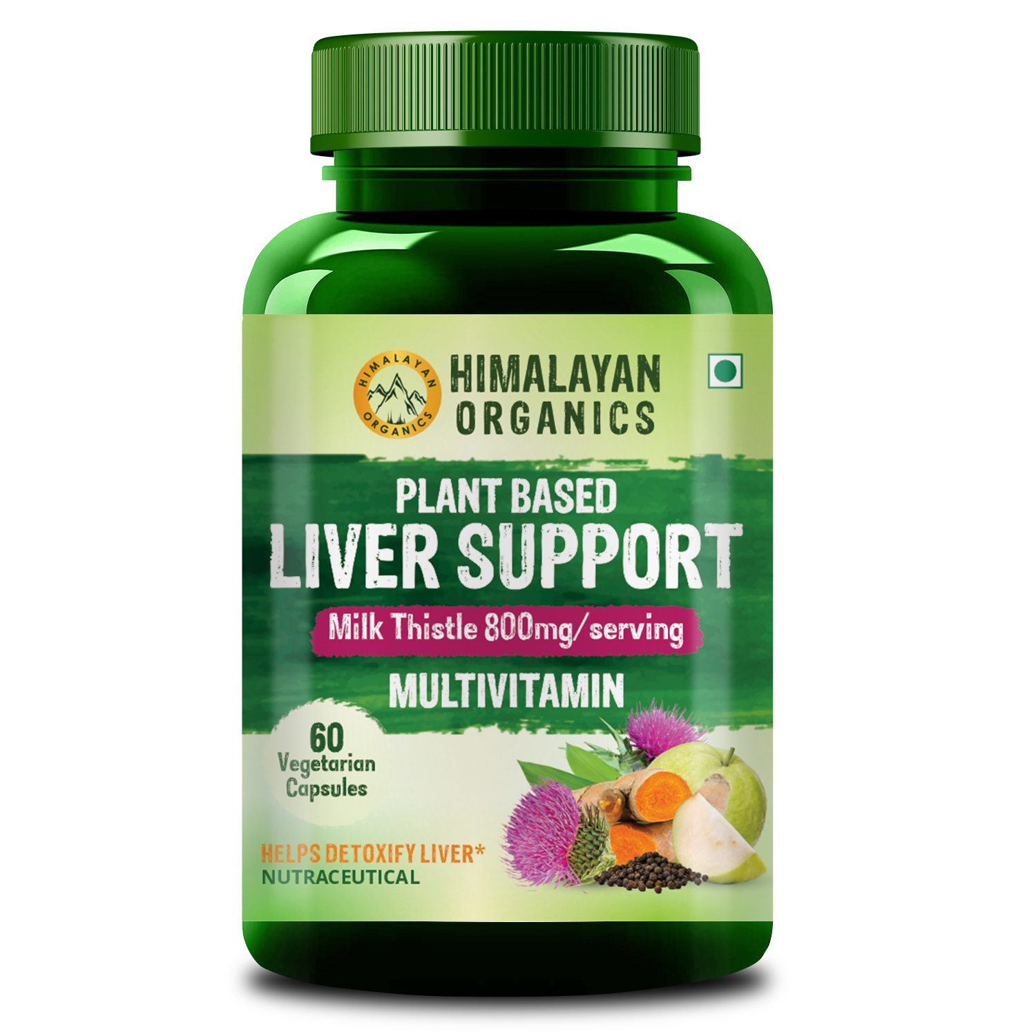 Vlado’s Himalayan Organics Plant Based Liver Support with Milk Thistle ...