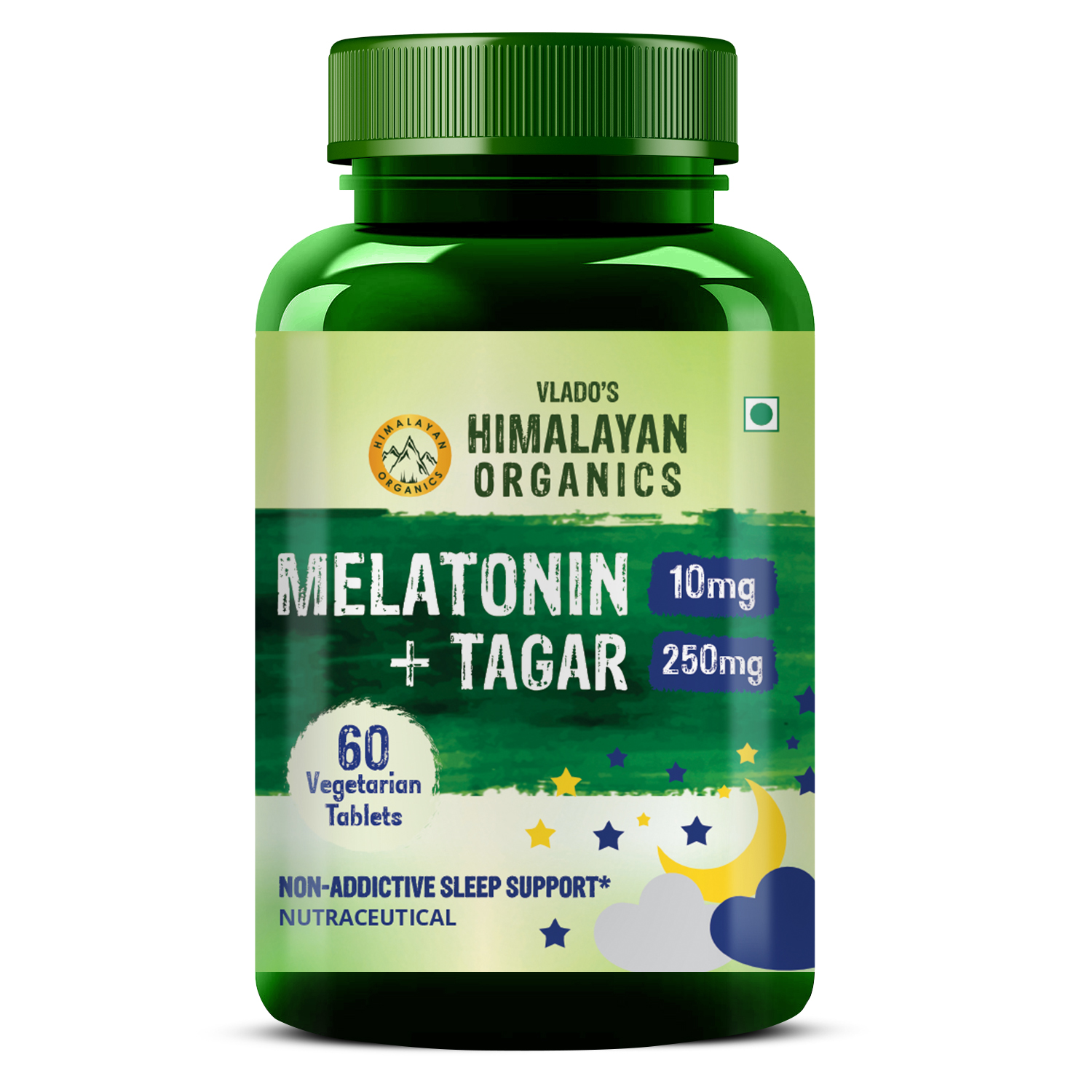 Vlado’s Himalayan Organics Melatonin 10mg - Healthy Sleep Cycle | NUTRABAY™