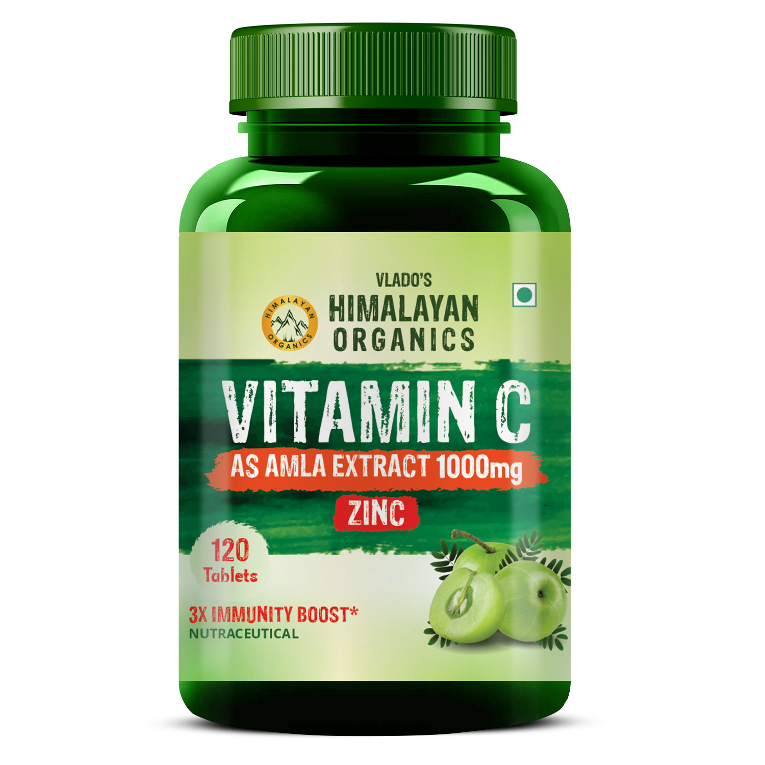 Vlado’s Himalayan Organics Vitamin C 1000mg Tablets from Amla Extracts ...