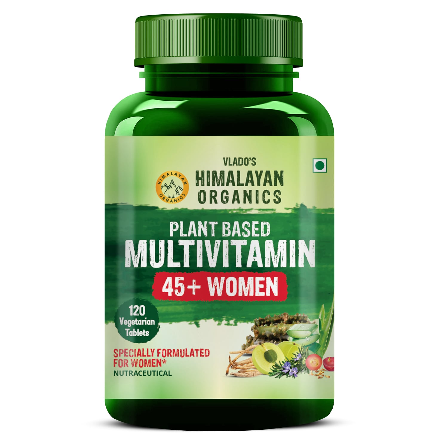 Vlado’s Himalayan Organics Plant Based Multivitamin 45+ Women | NUTRABAY™