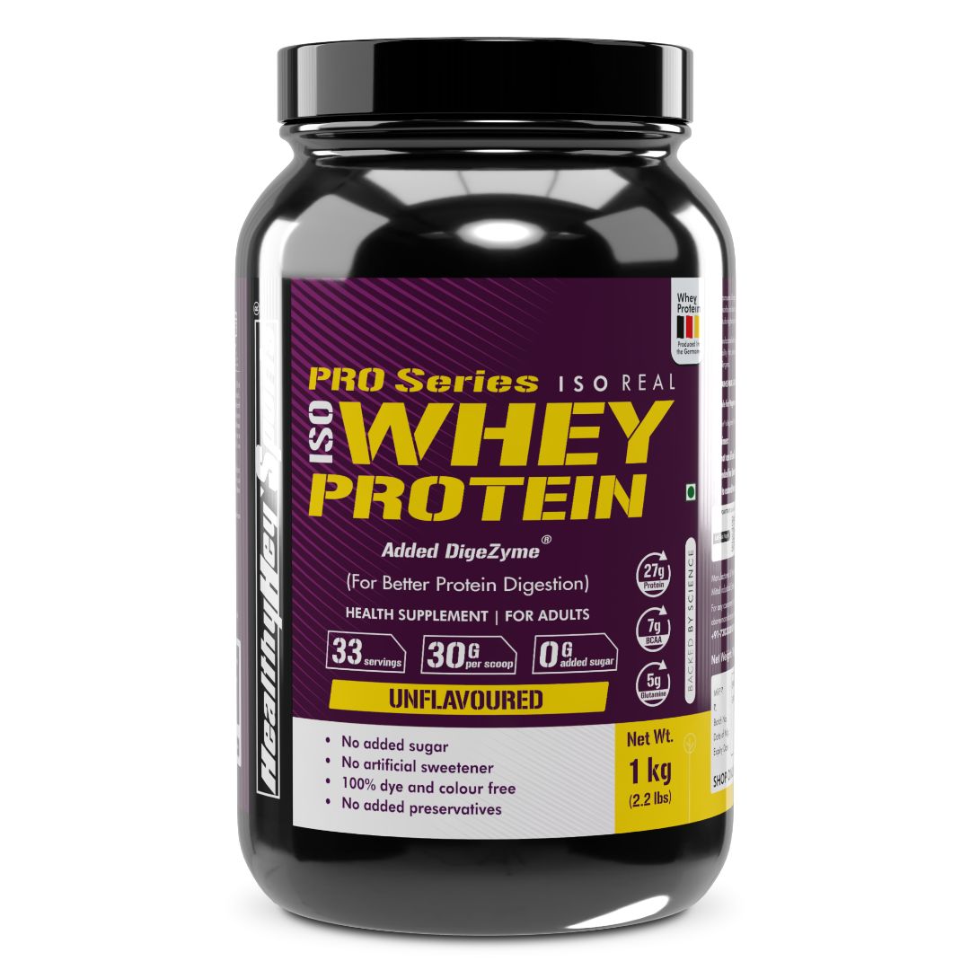 HealthyHey Nutrition Sports Pro Series Iso Real ISO Whey Protein ( 1 Kg ...